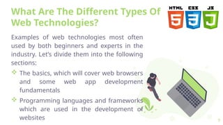 Introduction to Web Technologies Powerpoint | PPTX