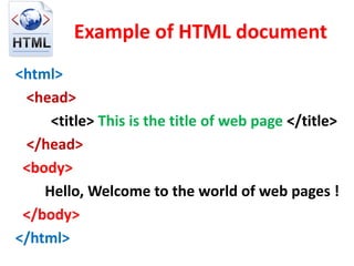 Web technology | PPT