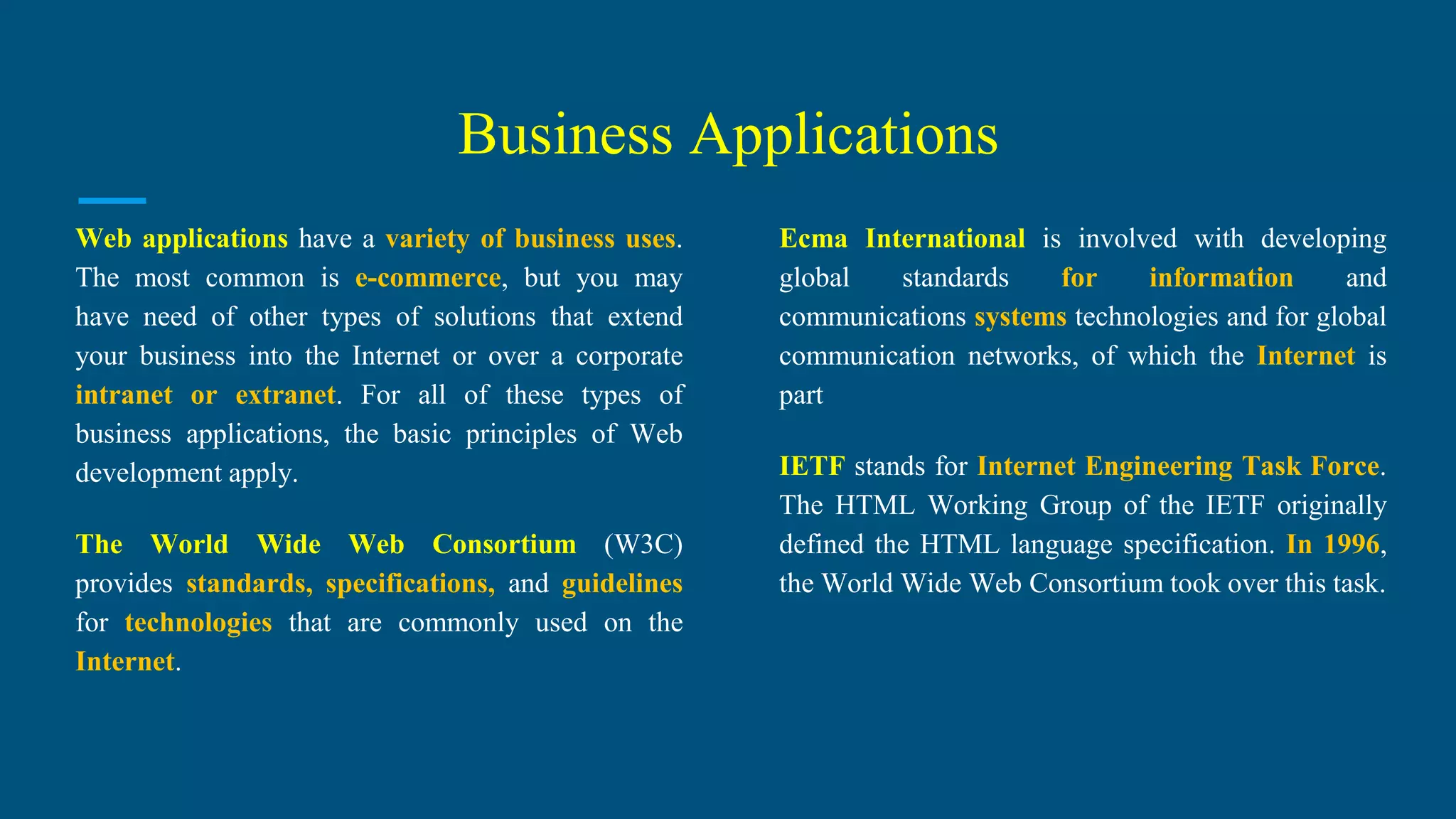 History of Web Technology | PPTX