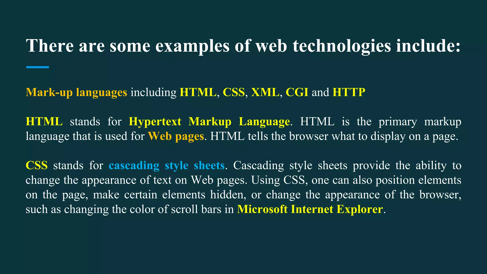 History of Web Technology | PPTX
