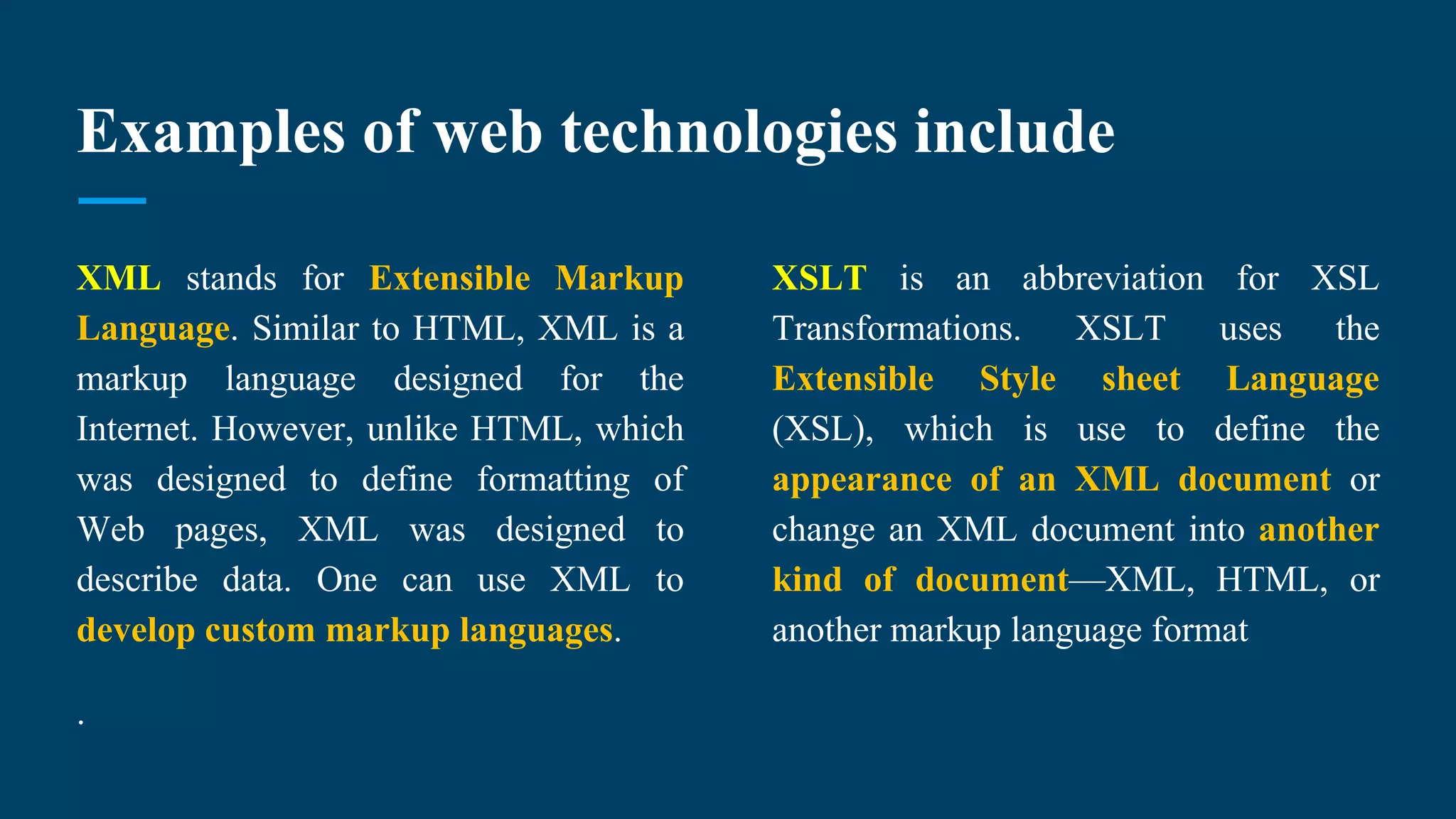 History of Web Technology | PPTX