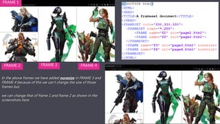 Frames and its components | PPT