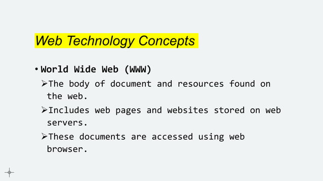 Web technology | PPT