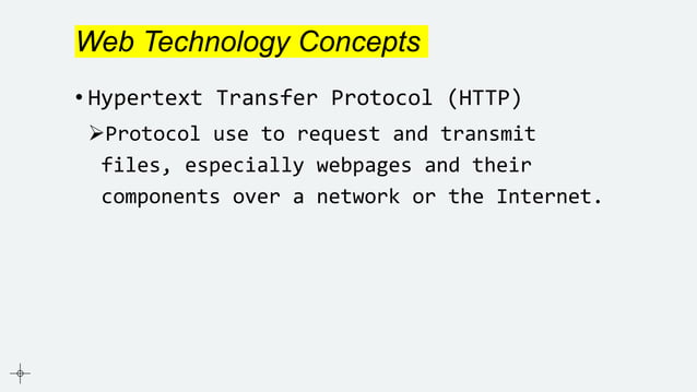 Web technology | PPT