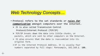 Web technology | PPT