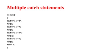 exception handling | PPT