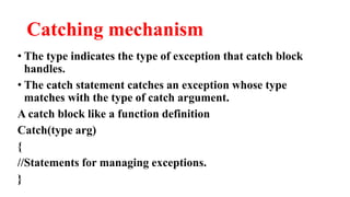 exception handling | PPT