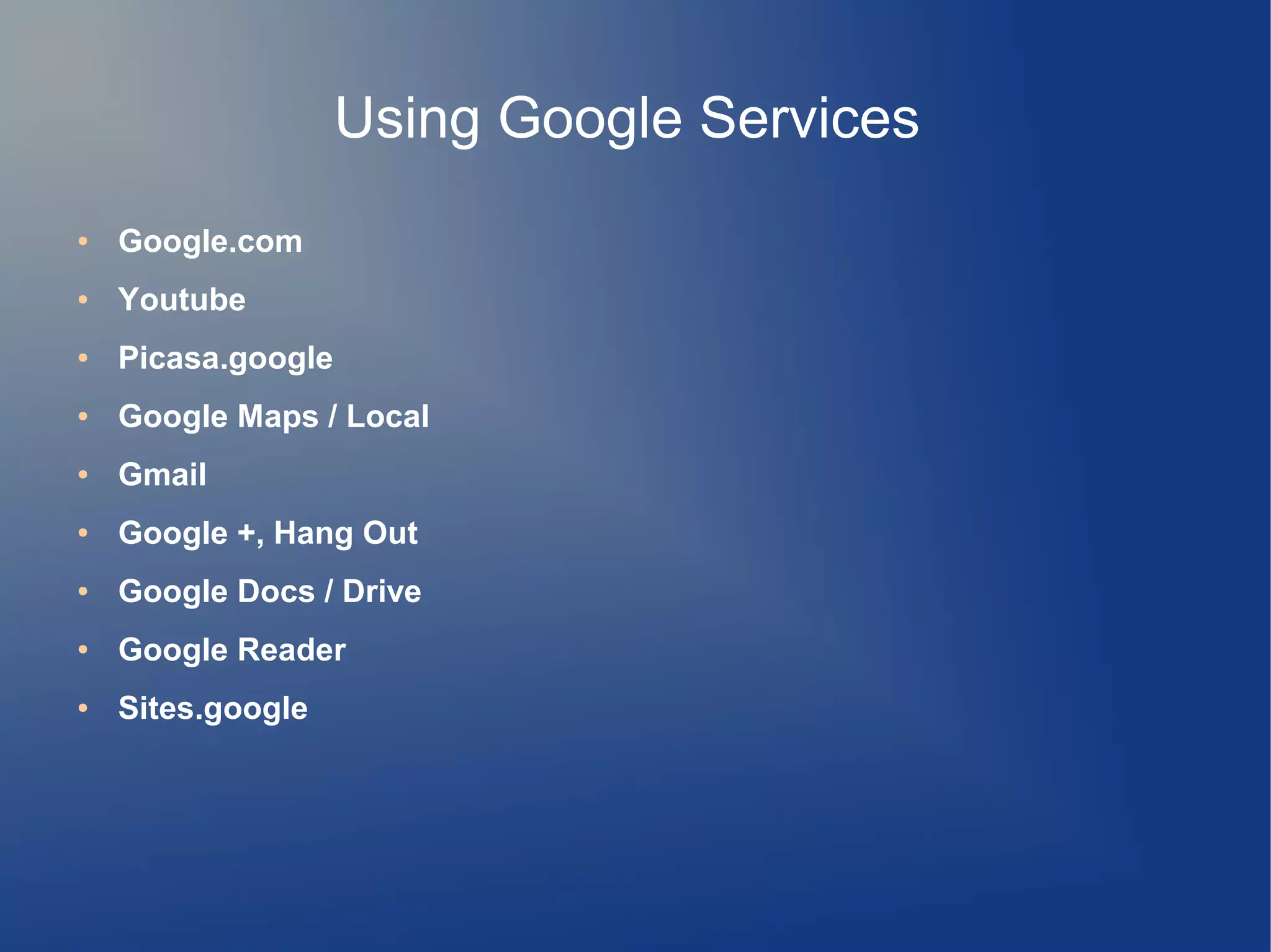 Web technology for library service | PPT