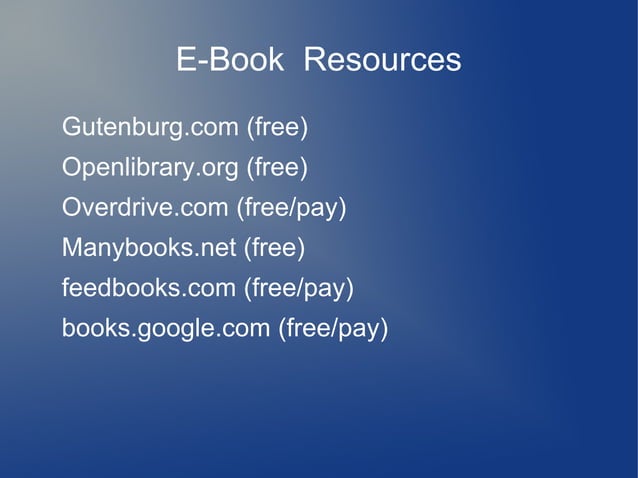 Web technology for library service | PPT