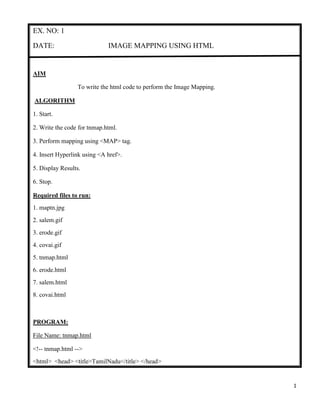 Web technology lab manual | PDF