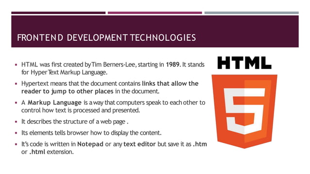 WebTechnology presentation.pptx | Web Design and HTML | Internet