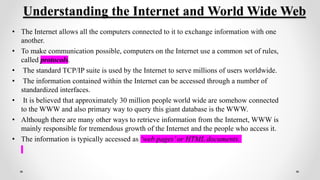 Web technology unit I - Part A | PPTX