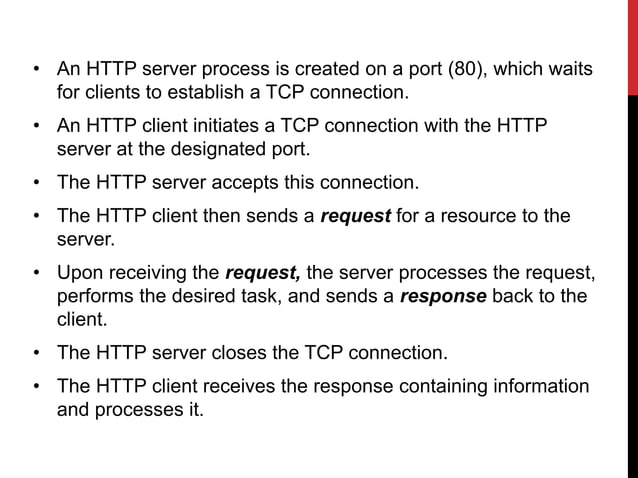 Web technology Unit-I Part D - message format | PPT