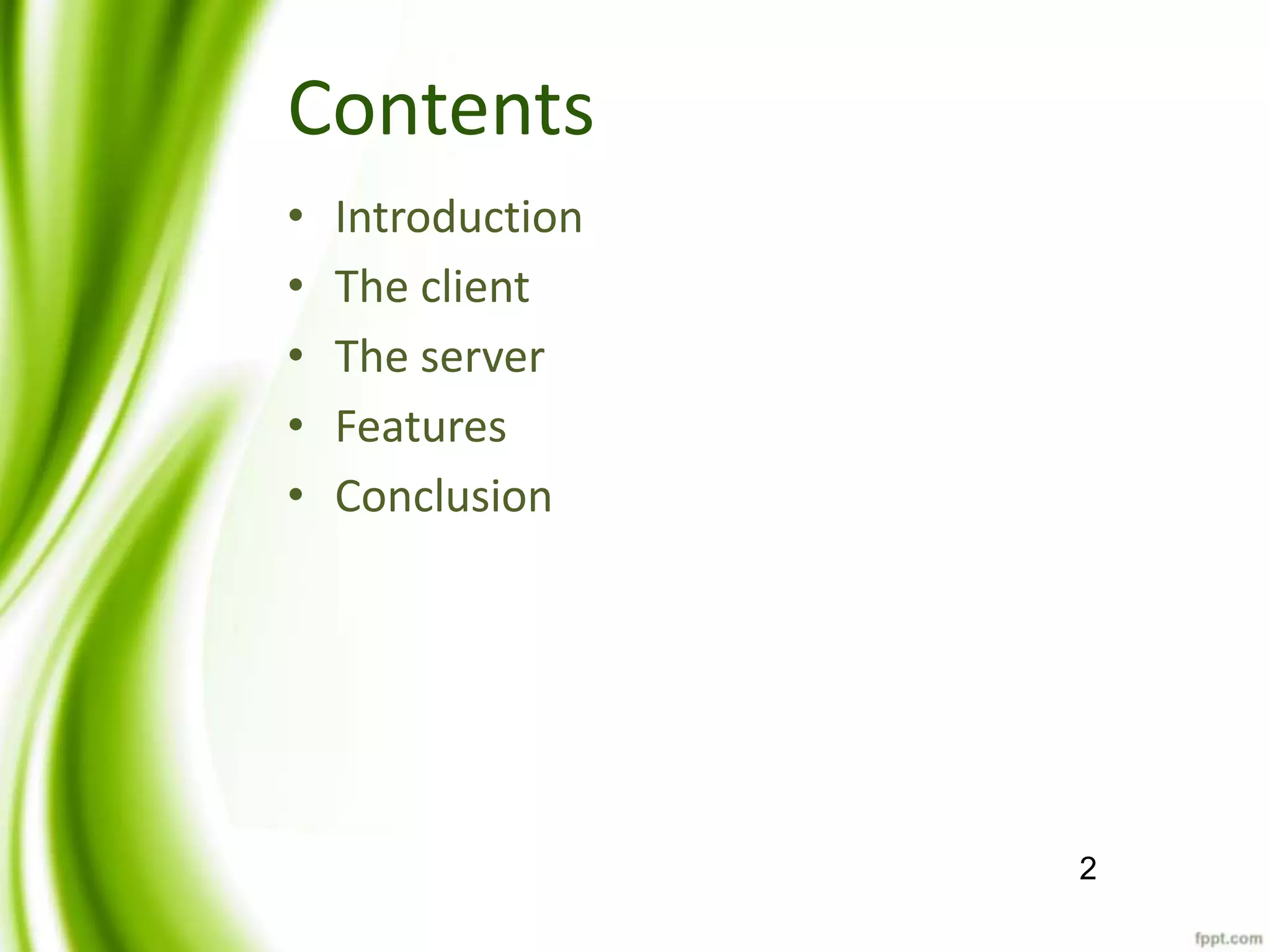 Client-server technology in web design | PPTX