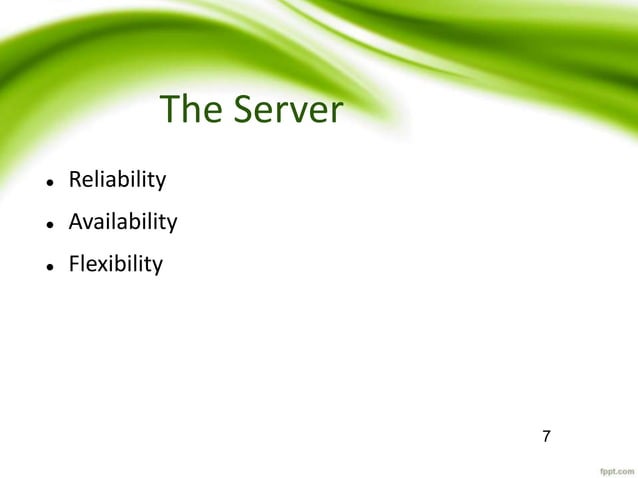 Client-server technology in web design | PPTX