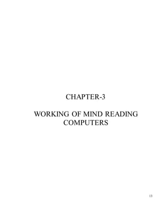 Mind Reading Computers Report | DOCX