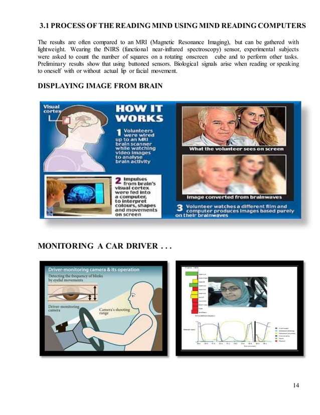 Mind Reading Computers Report | DOCX | Brain and Nervous System Disorders | Diseases and Conditions