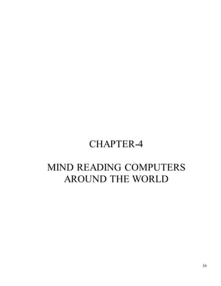Mind Reading Computers Report | DOCX