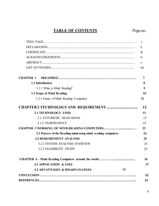 Mind Reading Computers Report | DOCX