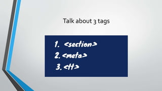 Web tech tag explanation | PPT