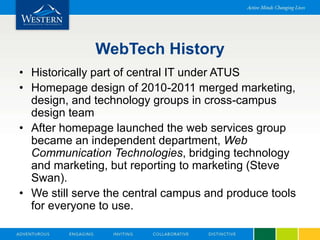 WebTech work 2010-2015 | PPT