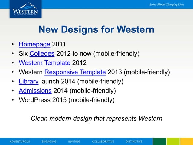 WebTech work 2010-2015 | PPT