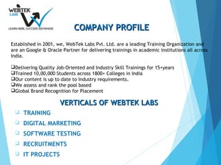 Webtek school ppt | PPT