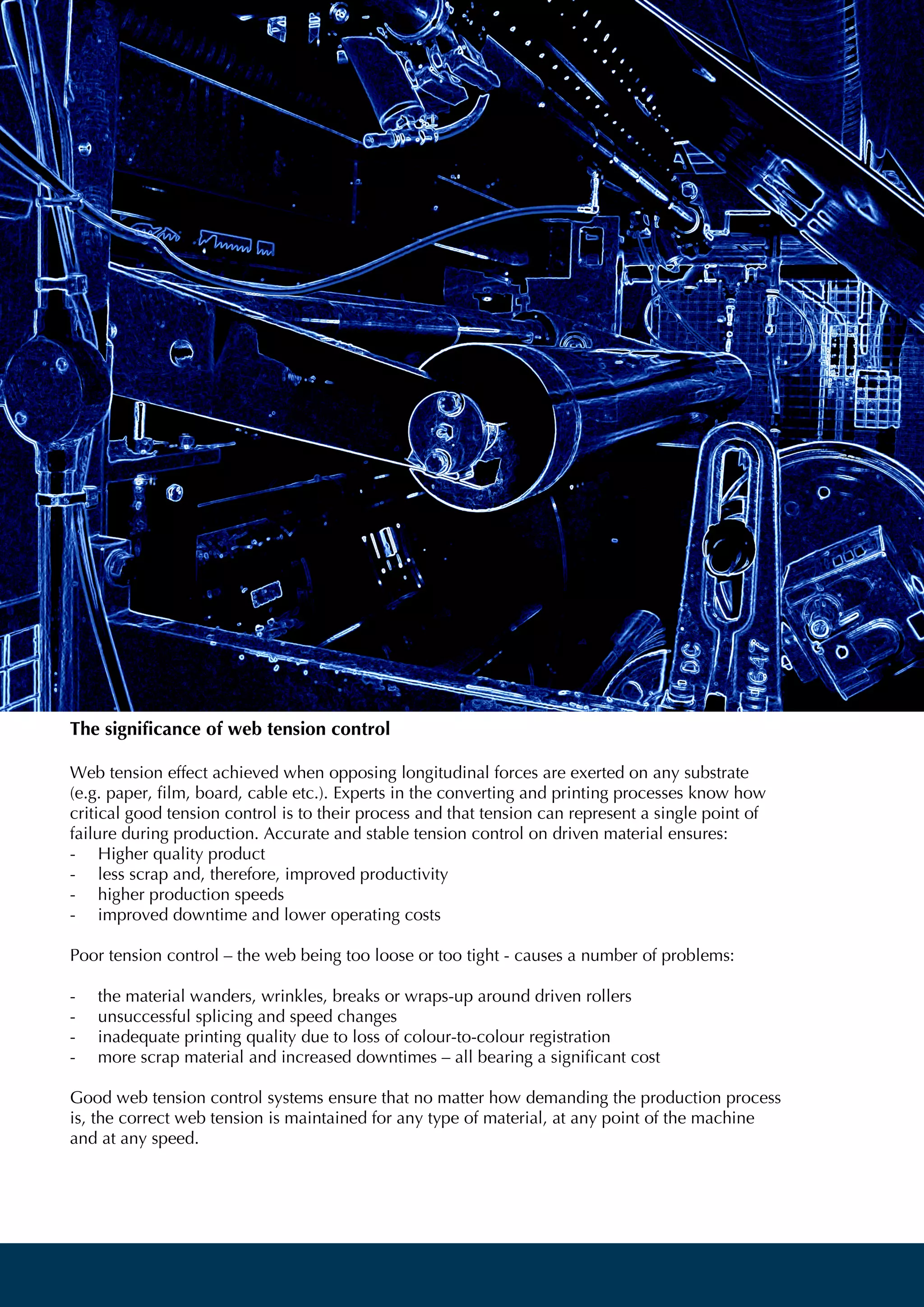 Web tension control - loadcells vs. dancer rollers | PDF