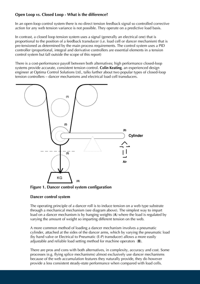 Web tension control - loadcells vs. dancer rollers | PDF | Web Development | Internet
