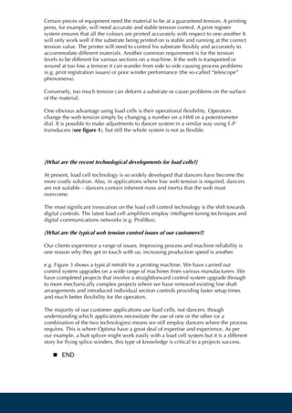 Web tension control - loadcells vs. dancer rollers | PDF