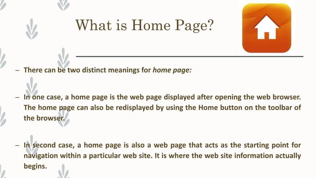 Web terminology | PPT