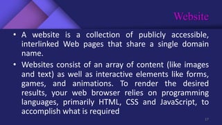 Web Terminology | PDF