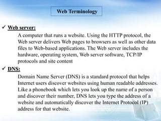 Web Terminology | PPTX
