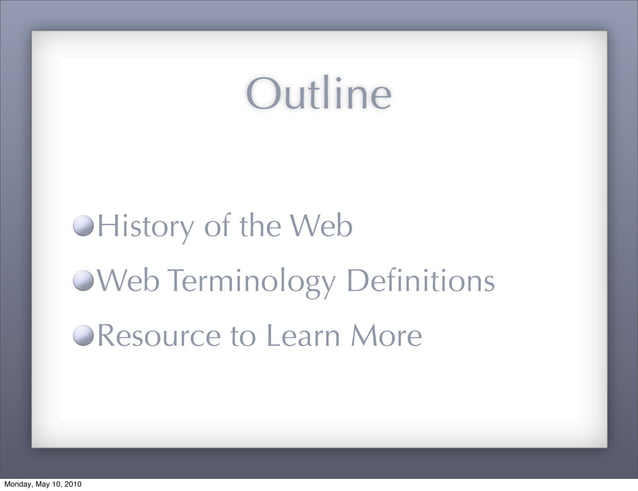 Introduction to Web Terminology | PDF | Web Design and HTML | Internet