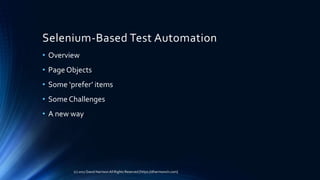 Web Test Automation | PPTX