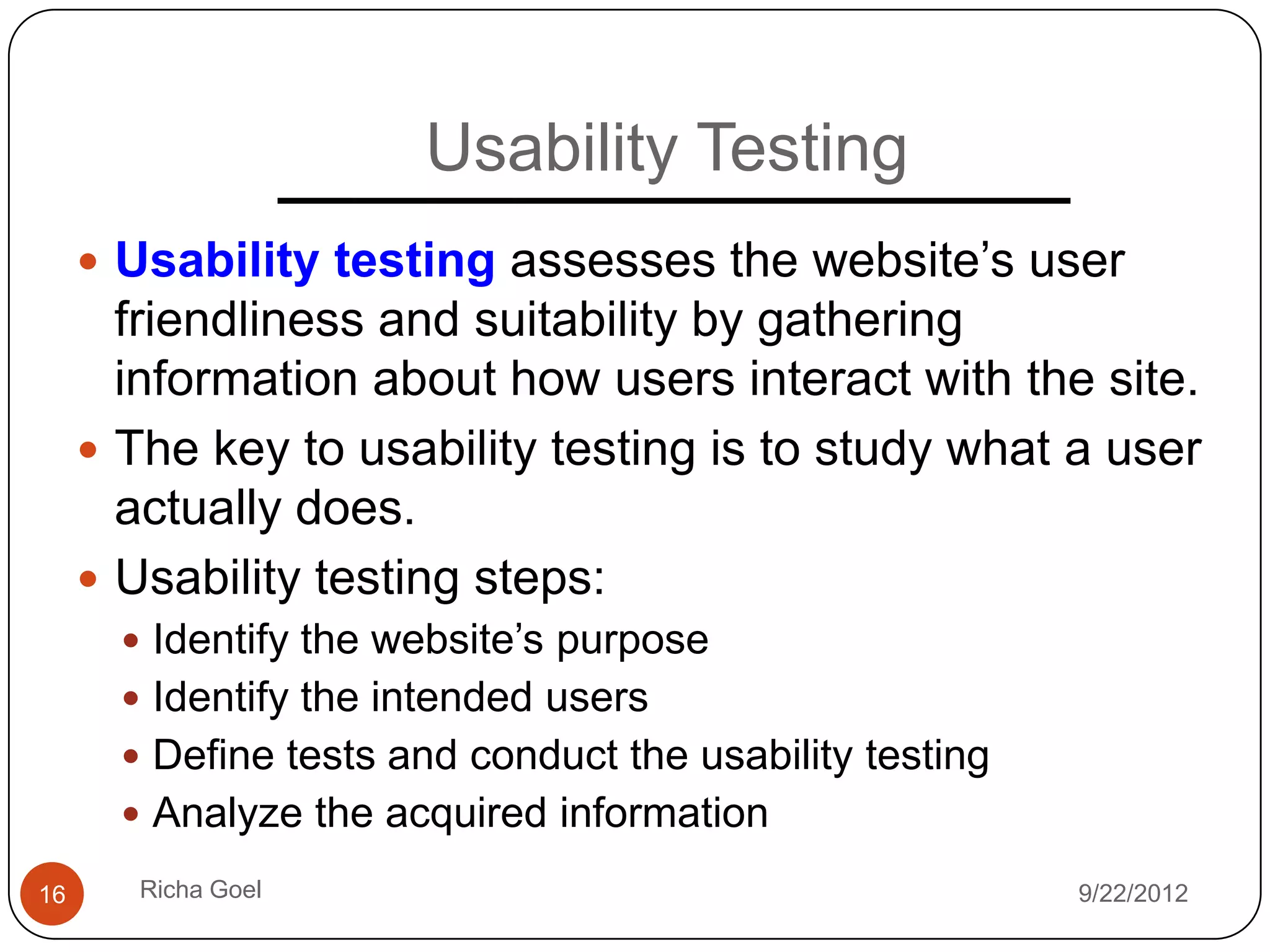Web Application Testing | PPTX