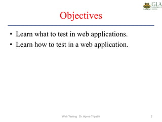 Web testing | PPT