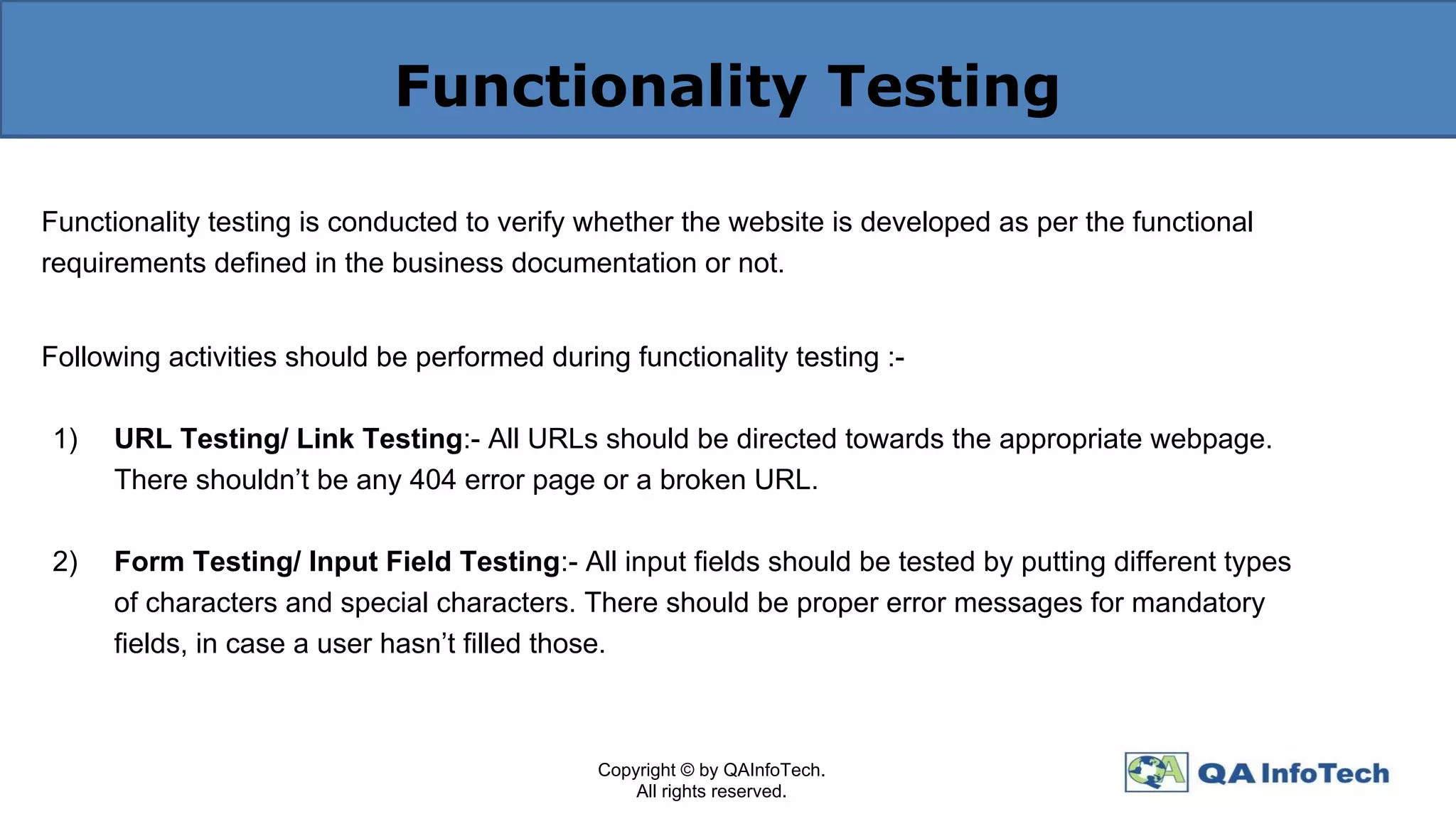 What is Web Testing? | PDF