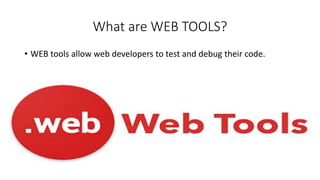 Web tools | PPT