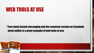 Web tools ppt | PPTX