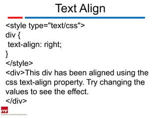 Web topic 17 font family in css | PPTX | Web Design and HTML | Internet