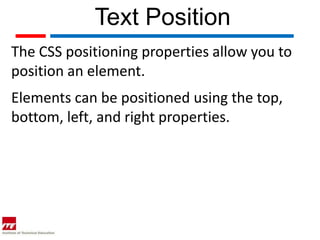 Web topic 17 font family in css | PPTX
