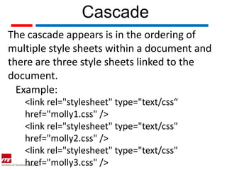 Web topic 18 conflict resolution in css | PPT
