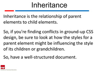 Web topic 18 conflict resolution in css | PPT