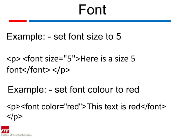 Web topic 5 text formatting | PPT