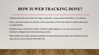 Web Tracking in cyber security and network security | PPTX