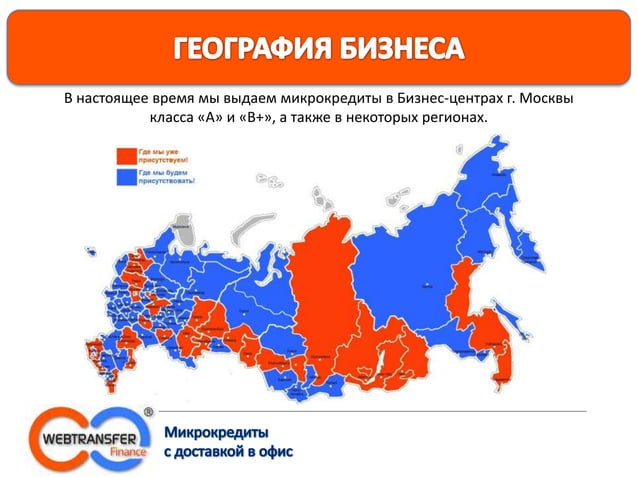 Webtransfer Finance present | PPTX