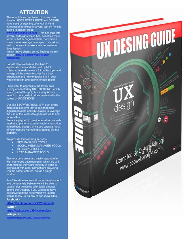 Web usability a complete list of ux ui best practices | PDF | Web Development | Internet