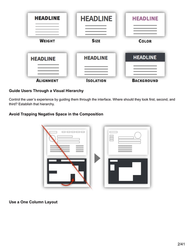 Web usability a complete list of ux ui best practices | PDF | Web Development | Internet