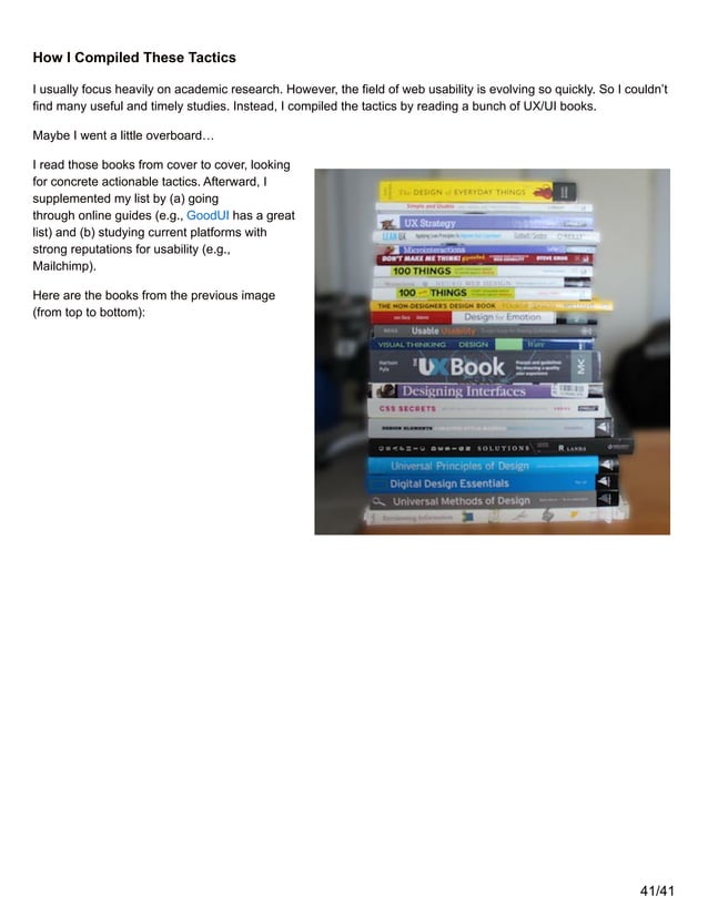Web usability a complete list of ux ui best practices | PDF | Web Development | Internet